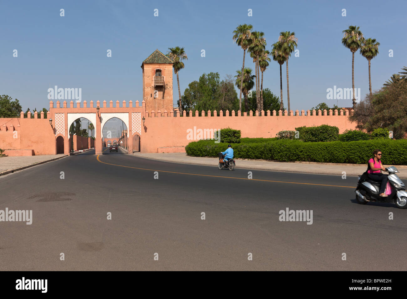 Old city wall, Marrakech, Morocco, North Africa, Africa Stock Photo - Alamy