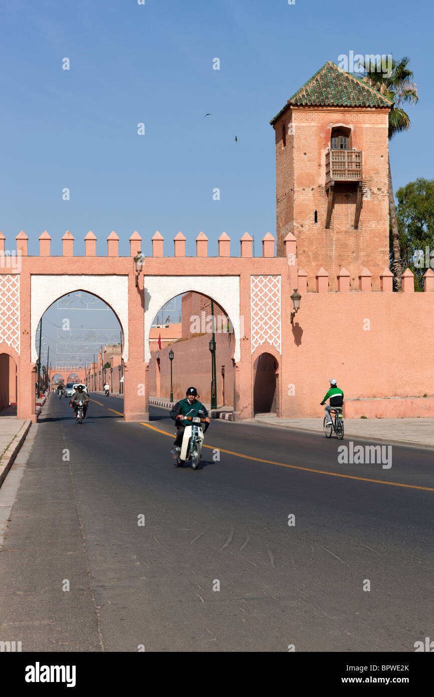 Old city wall, Marrakech, Morocco, North Africa, Africa Stock Photo - Alamy
