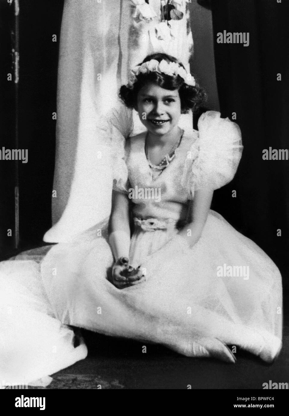 PRINCESS ELIZABETH QUEEN OF ENGLAND 10 June 1934 Stock Photo - Alamy