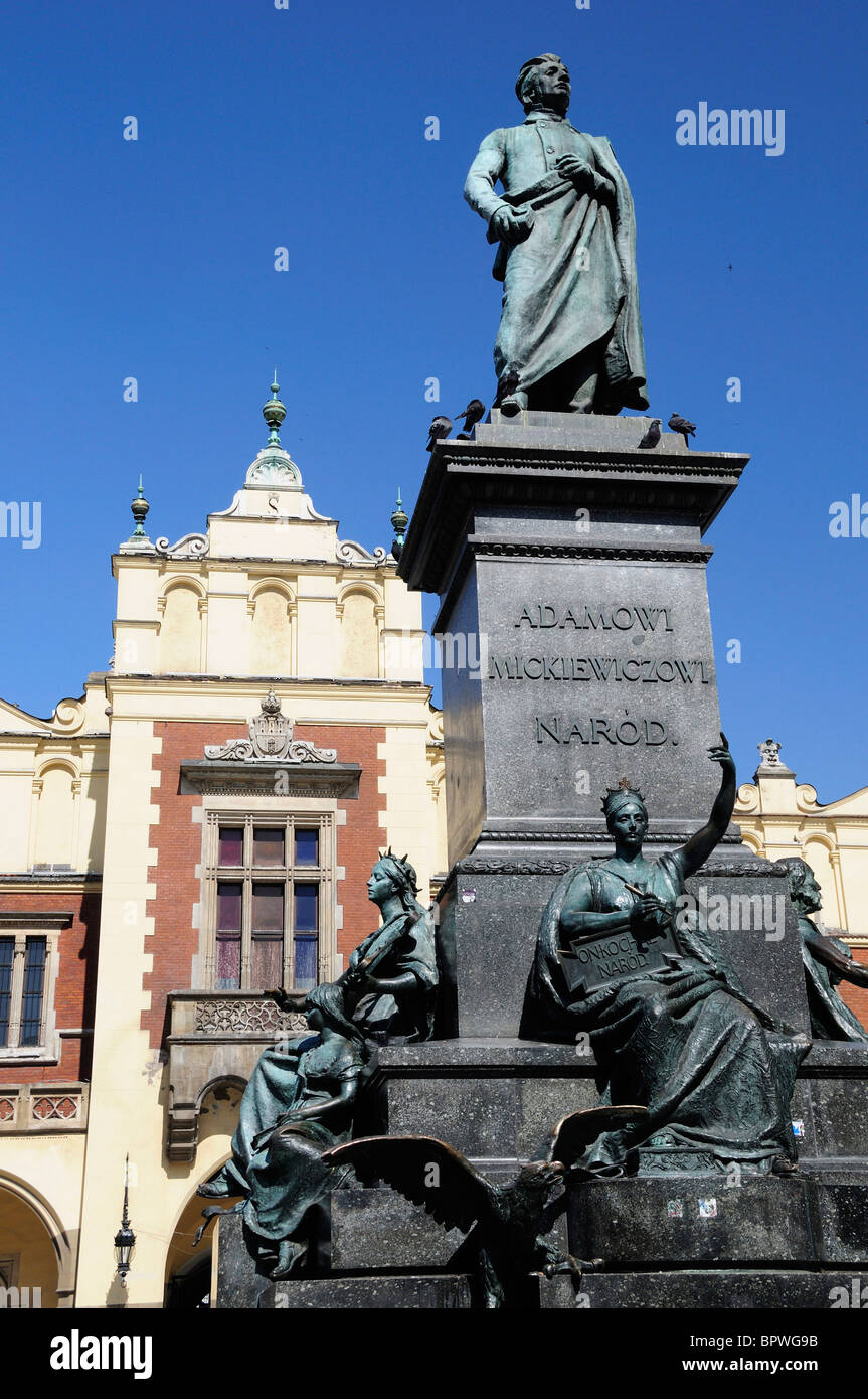 Allegorical figure of the Motherland on the pedestal of the Adam ...