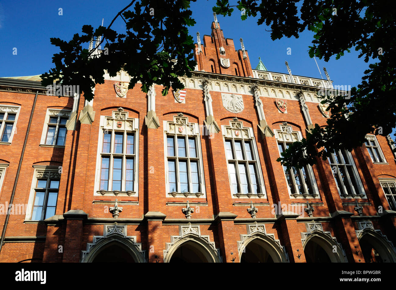 Collegium Novum through trees This neo Gothic building was built after ...