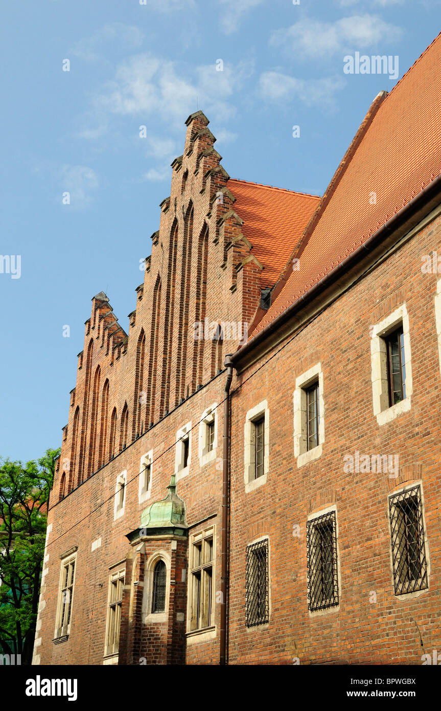 Exterior of Collegium Maius, Grand College, the oldest college of the ...