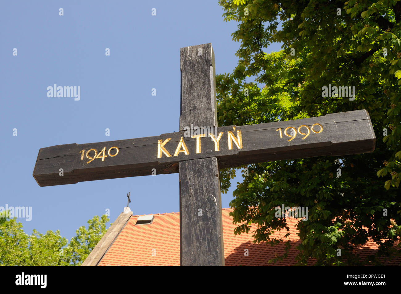 Katyn Cross memorial to over 27 thousand Polish soldiers and officers ...