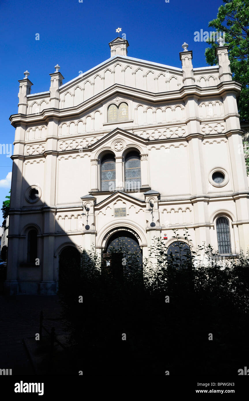 Exterior of Tempel Synagogue in the Kazimierz area of Krakow Stock ...