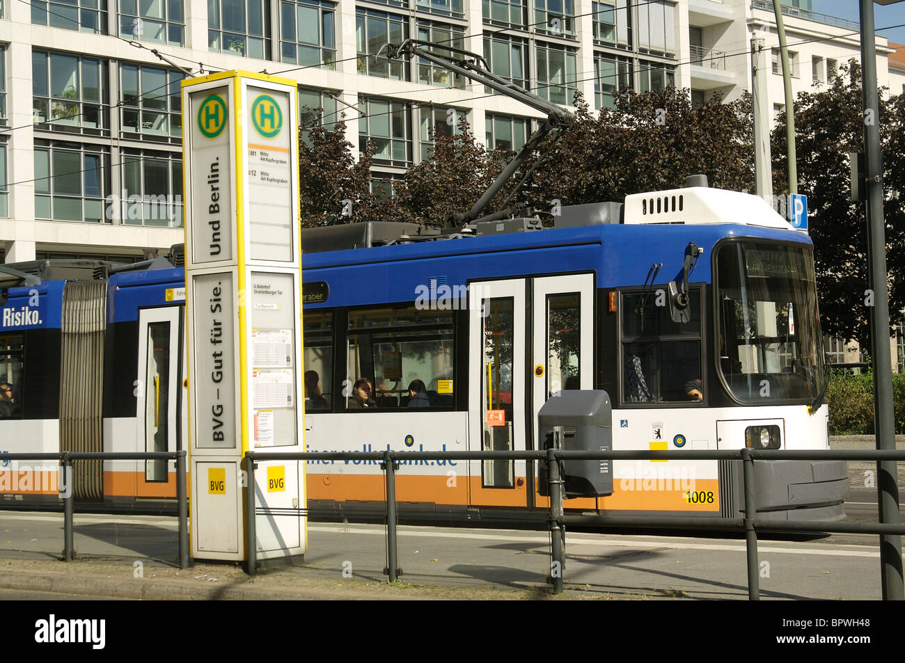 BVG - H tram transport in Berlin Stock Photo - Alamy