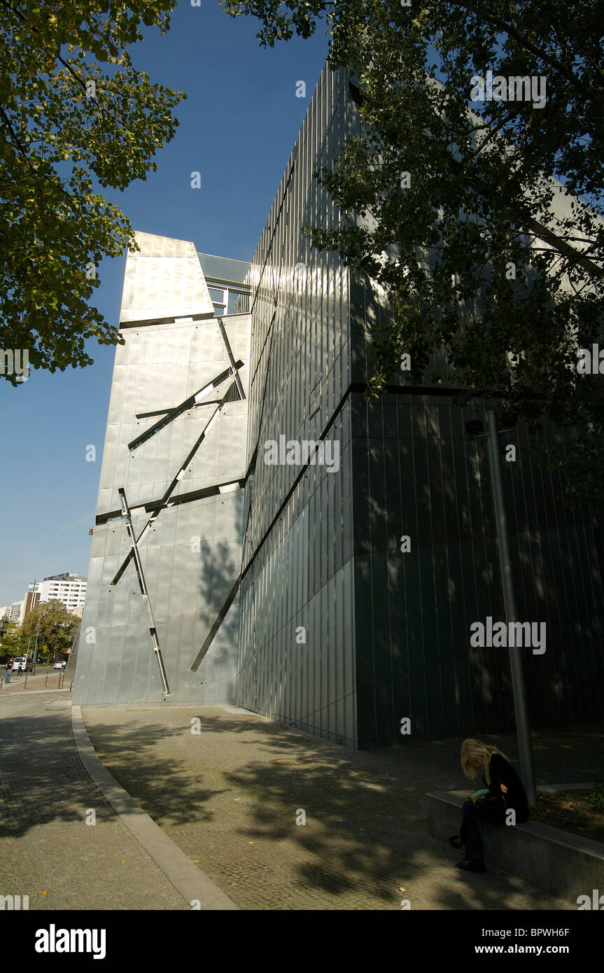 Exterior of the Judisches Museum, Jewish Museum new building Stock ...