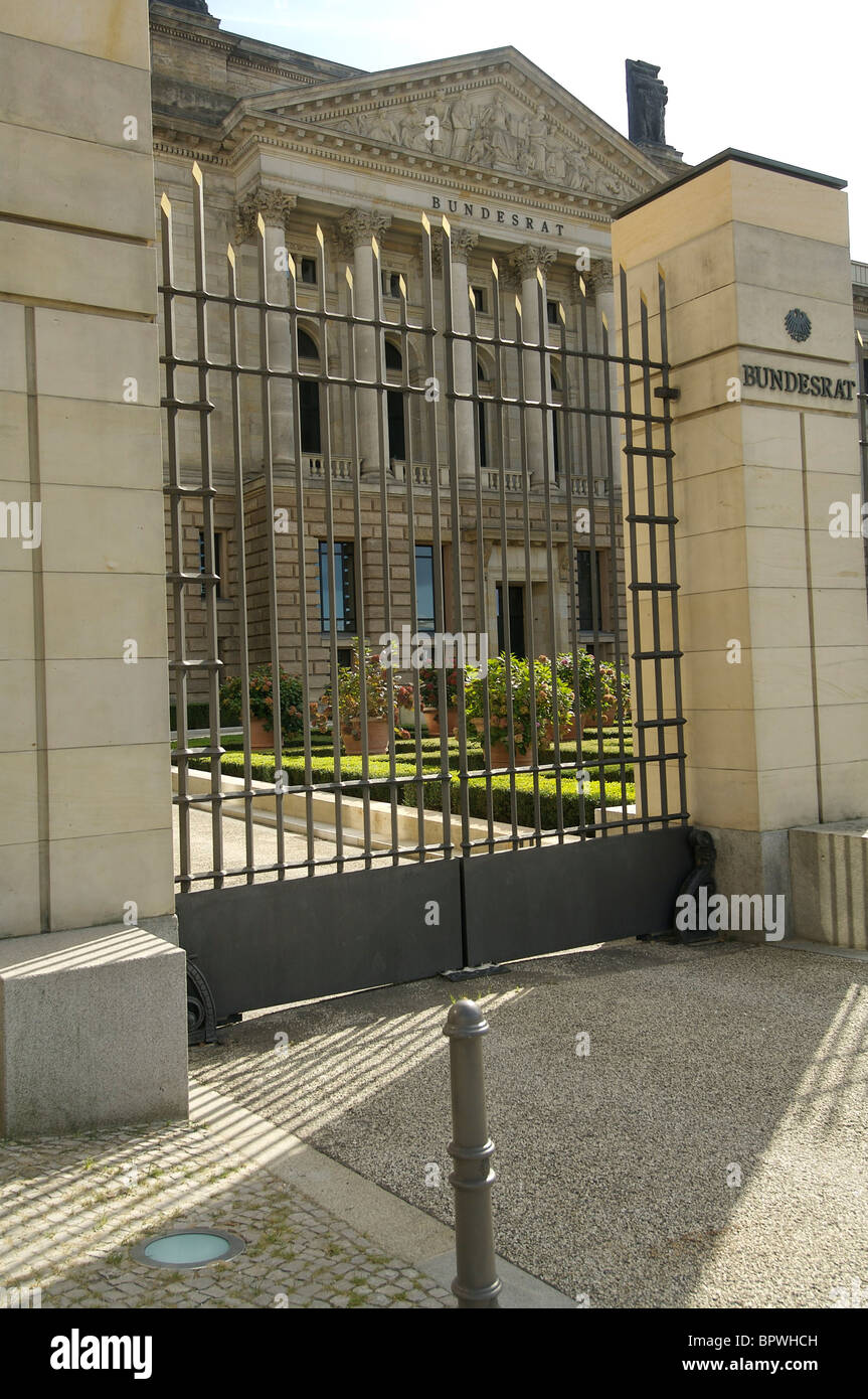 Gate detail of The Bundesrat, federal council building Stock Photo - Alamy