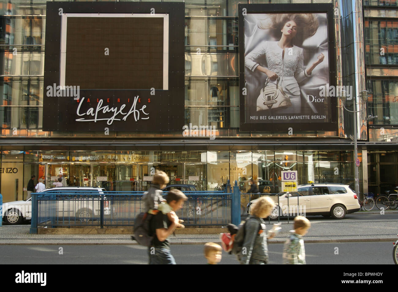 Exterior of Galeries Lafayette shopping complex in Berlin Stock Photo ...