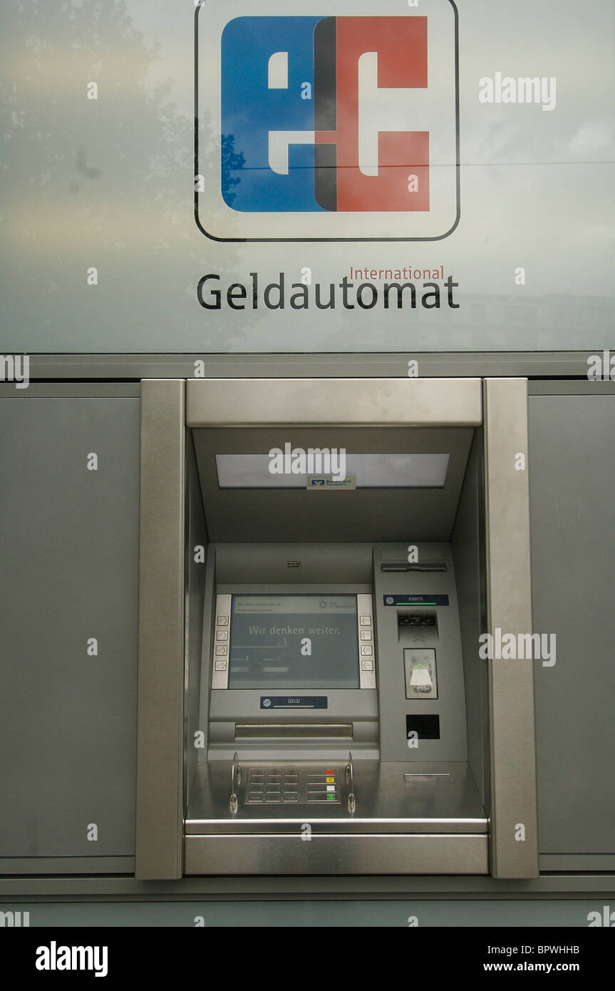 ATMS machine in Berlin Stock Photo - Alamy