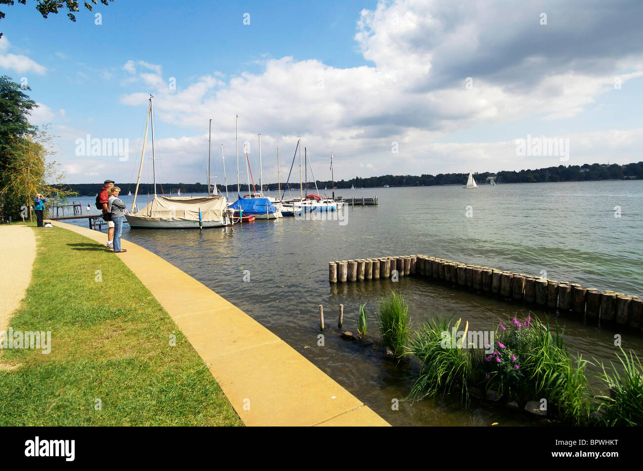 General view to the Wansee Lake Stock Photo - Alamy