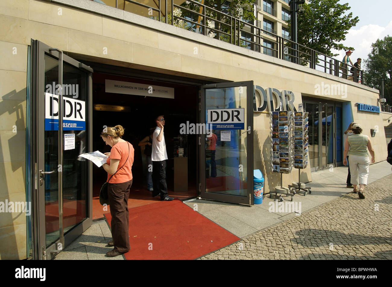 Ddr museum berlin entrance hi-res stock photography and images - Alamy
