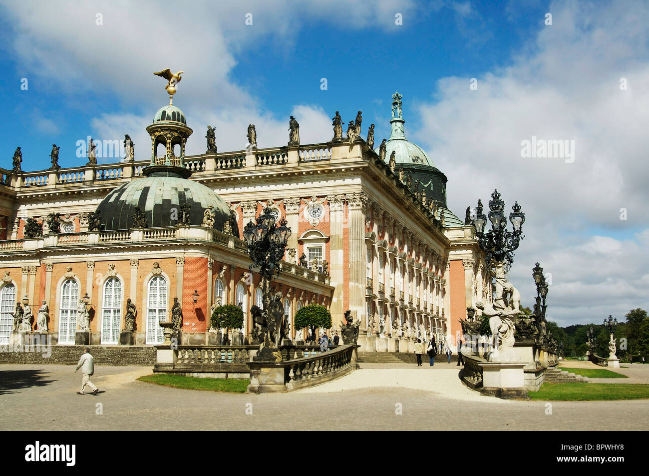 The New Palace (Neues Palais) exterior a palace situated on the western ...
