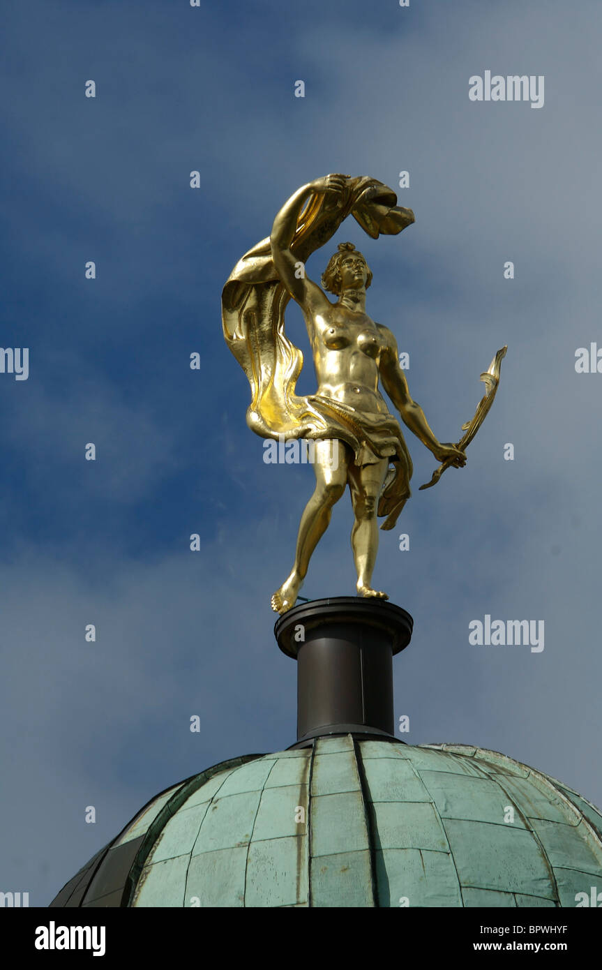 A roof detail of one of the Communs buildings designed by Carl von ...
