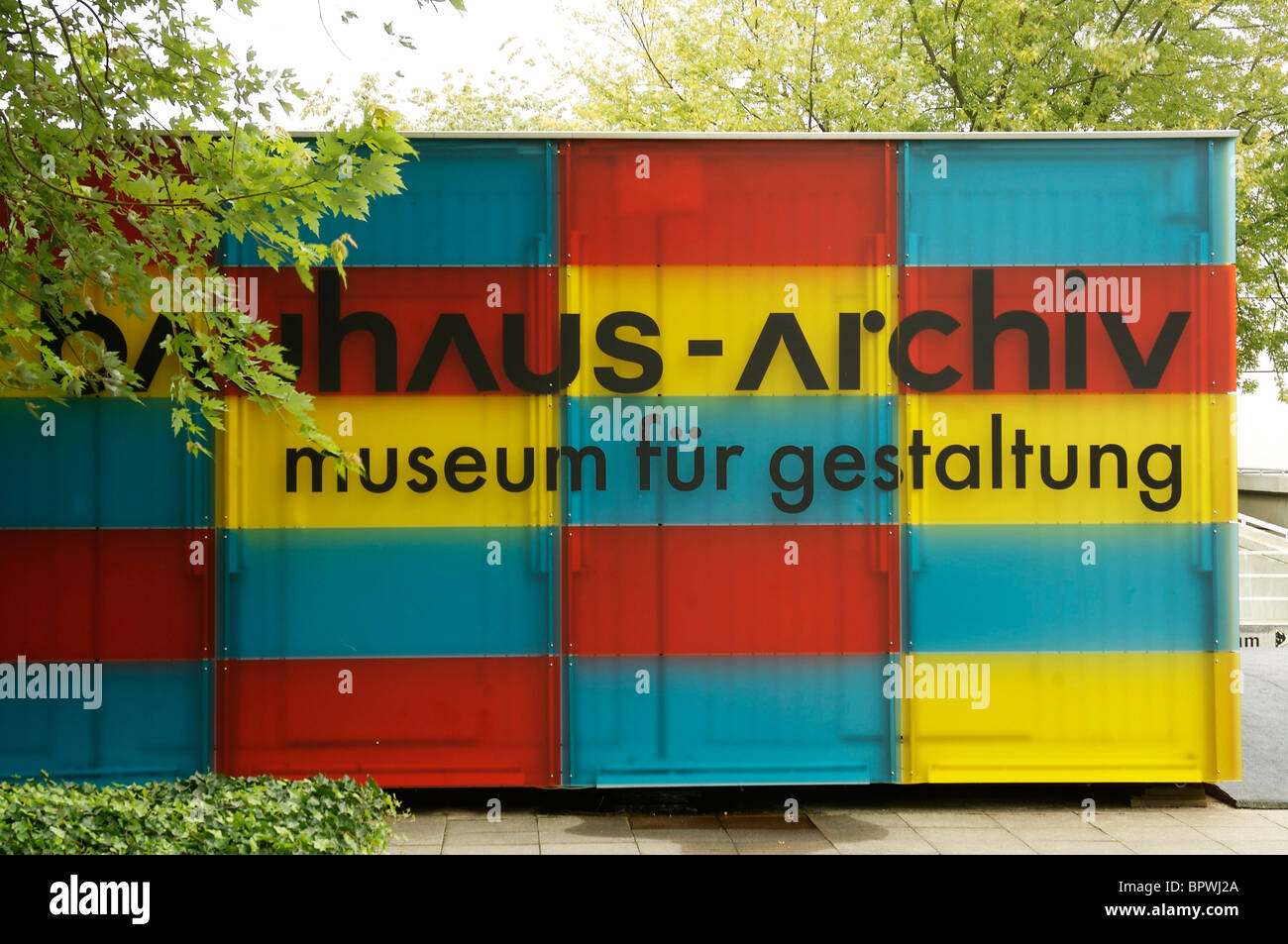 Bauhaus sign hi-res stock photography and images - Alamy
