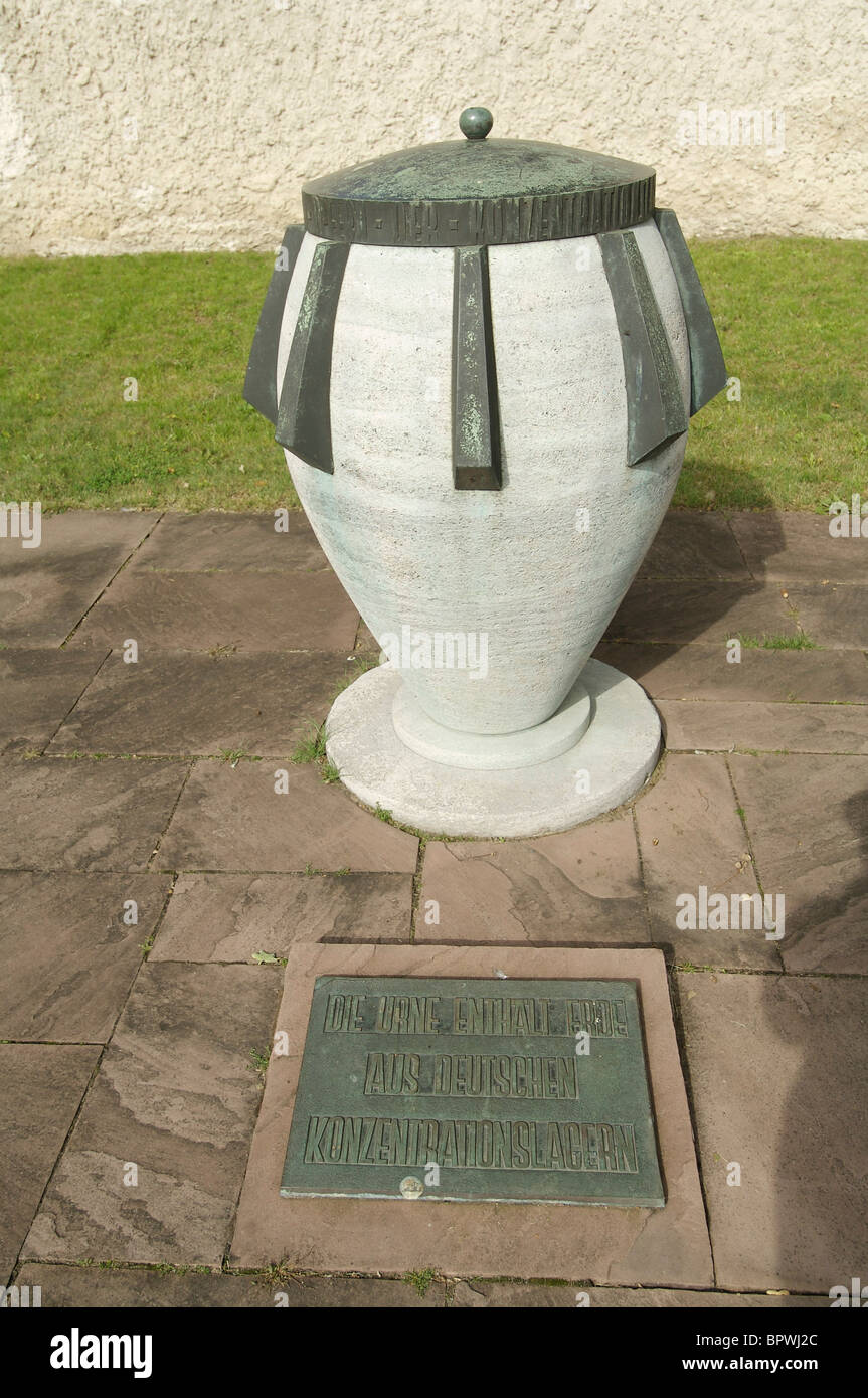 Gedenkstatte Plotzensee Exterior view with Urn of earth from the ...