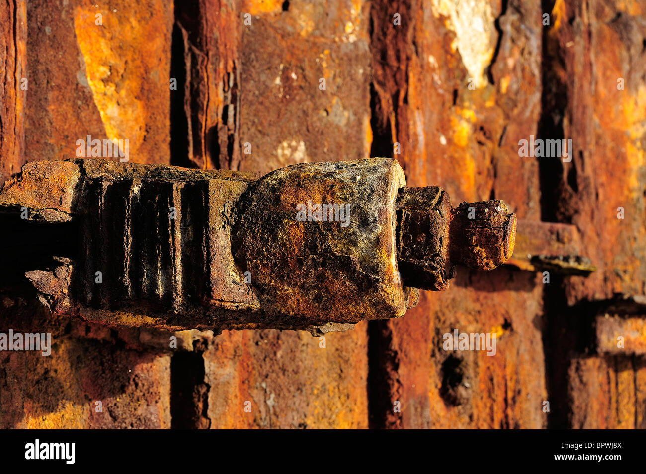 Rusted nut and bolt Stock Photo - Alamy