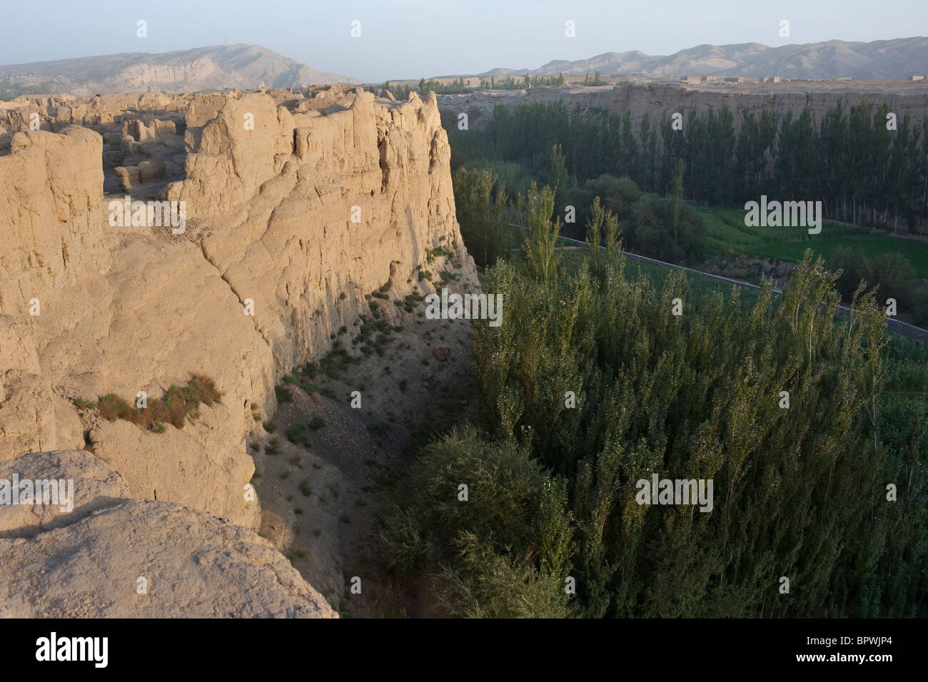 Jiaohe city ruins near Turpan, Xinjiang, China Stock Photo - Alamy