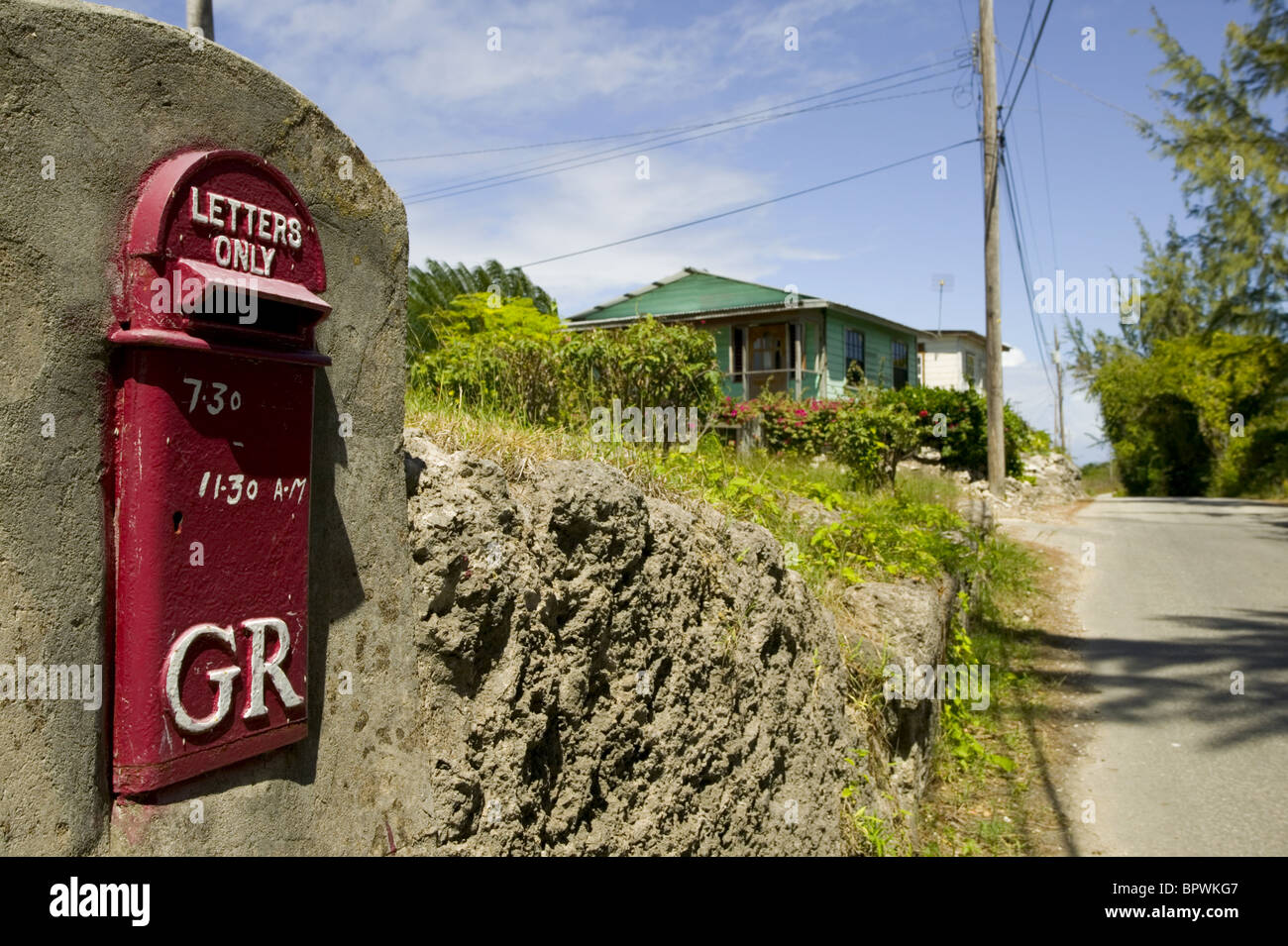 Barbados post box hi-res stock photography and images - Alamy
