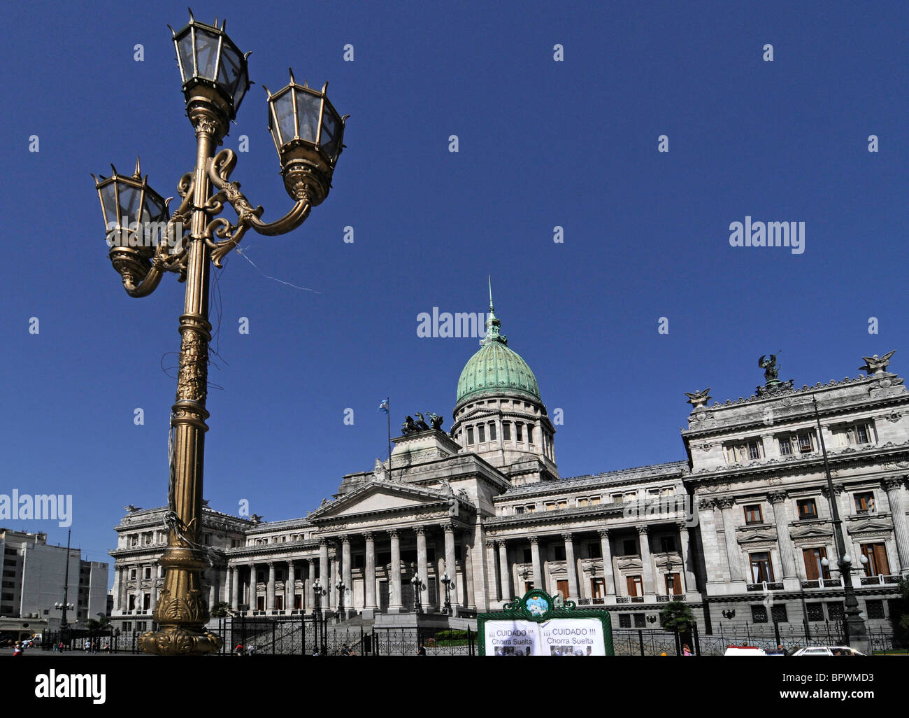 The Congress Building on Plaza de Congreso in Buenos Aires, Argentina ...