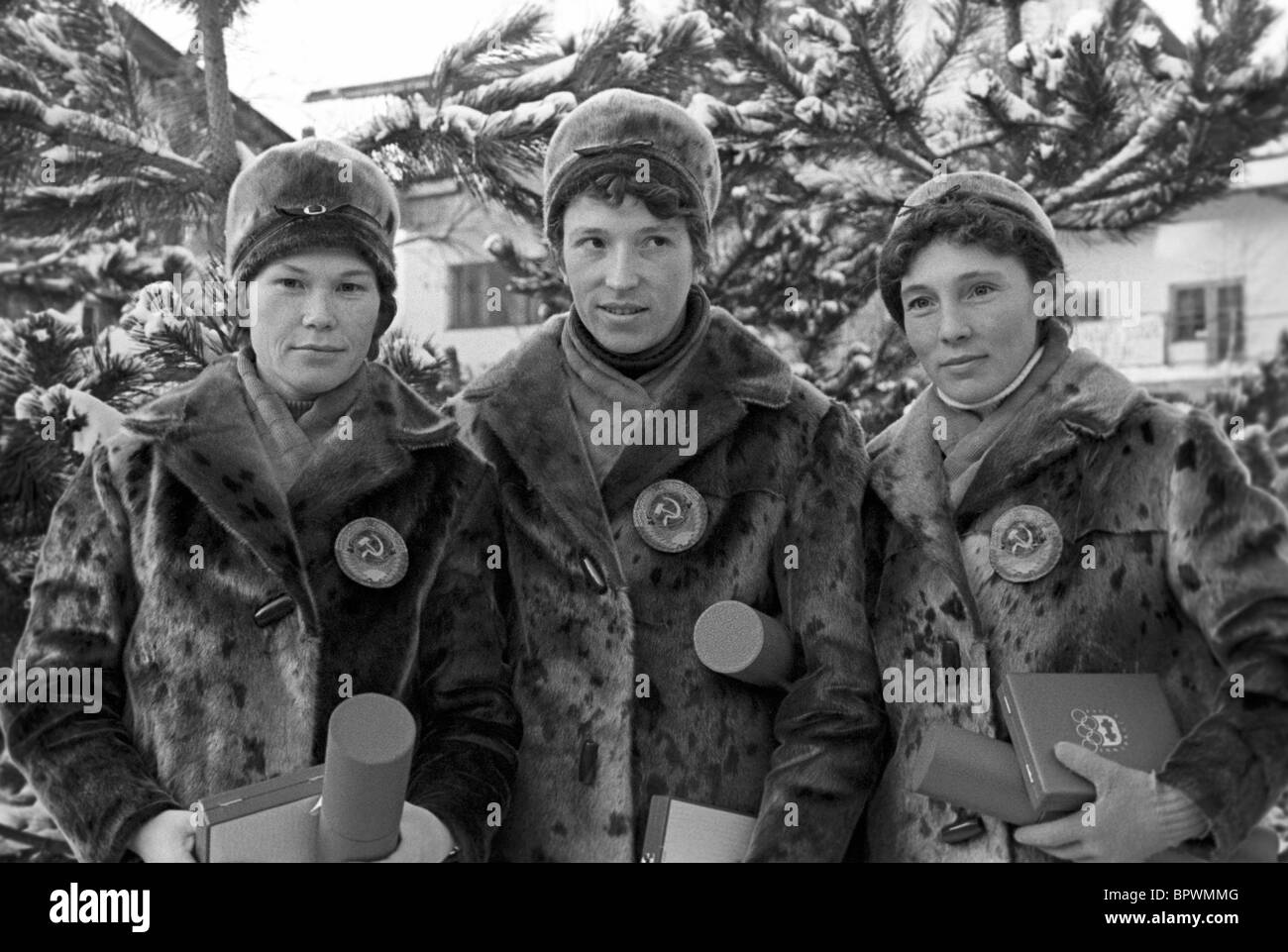 1964 Winter Olympics Innsbruck Black and White Stock Photos & Images ...