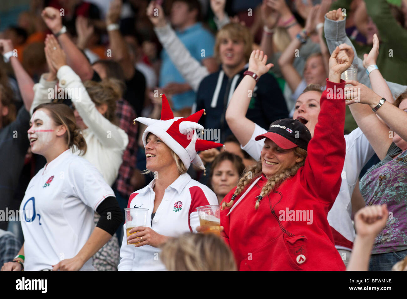 The final between England and New Zealand. England lost 13-10. The iRB ...