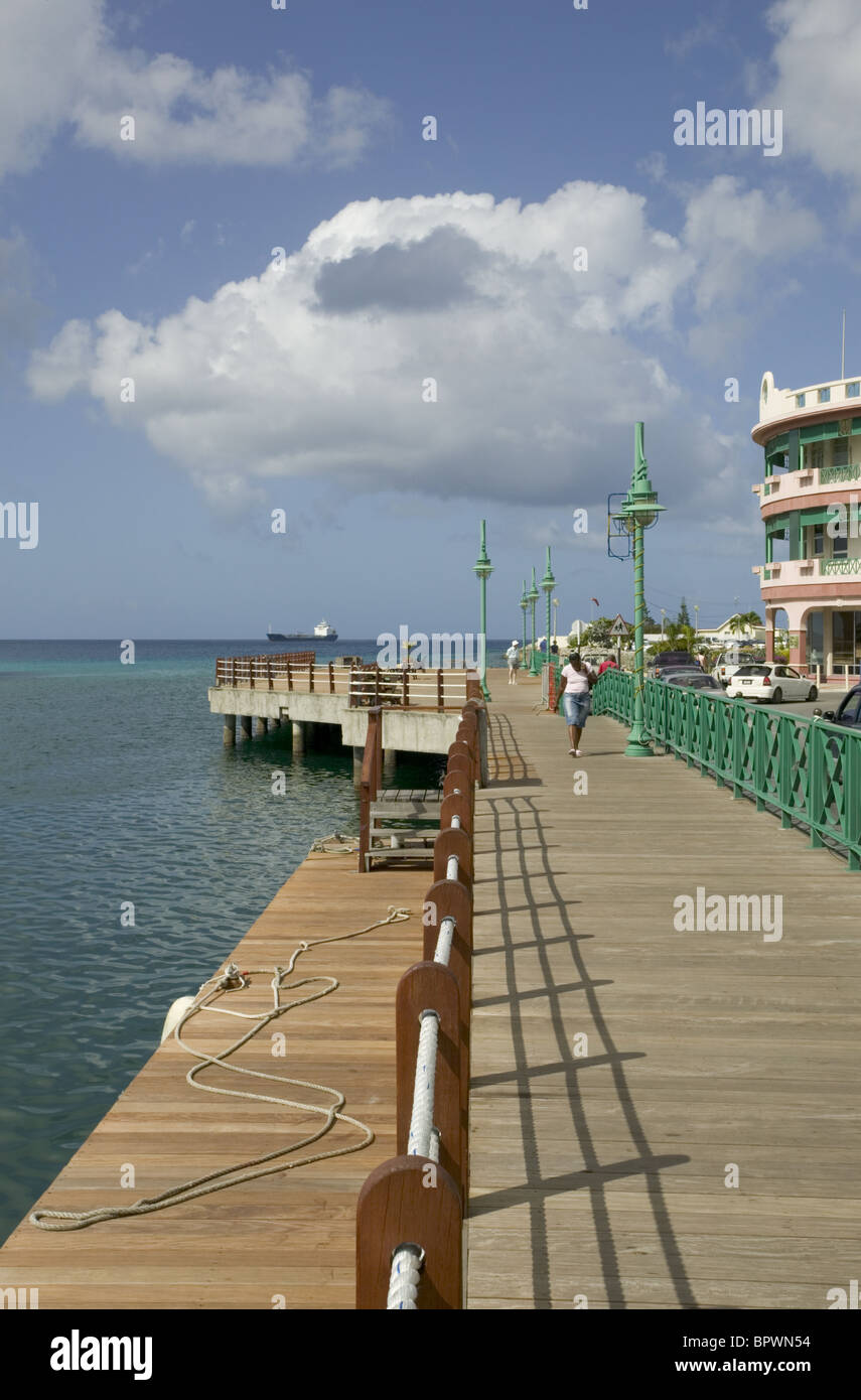 The Careenage a narrow harbour at the mouth of Constitution River Stock ...