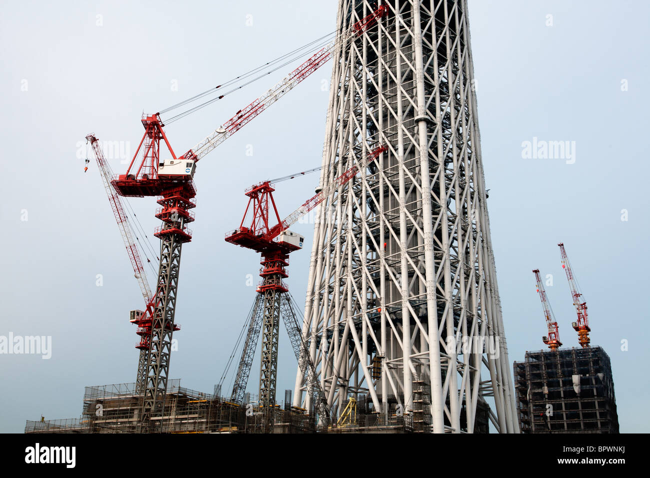 Tokyo Skytree construction site Stock Photo - Alamy