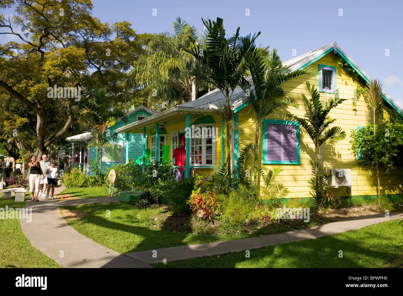 Holetown Chattel building gift shop in Barbados in the Caribbean ...