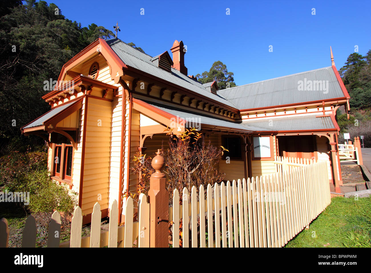 WIDE VIEW OF OLD COUNTRY HOMESTEAD WALHALLA GIPPSLAND REGION VICTORIA ...