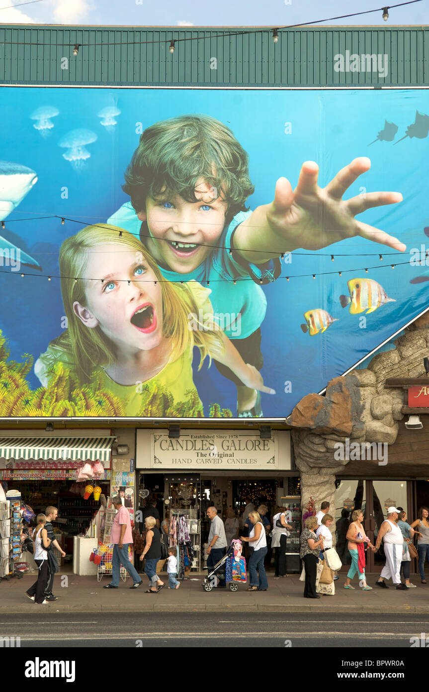 Central Promenade and the sealife centre Blackpool Stock Photo - Alamy