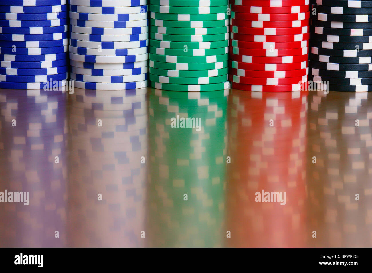 Piles of poker chips hi-res stock photography and images - Alamy