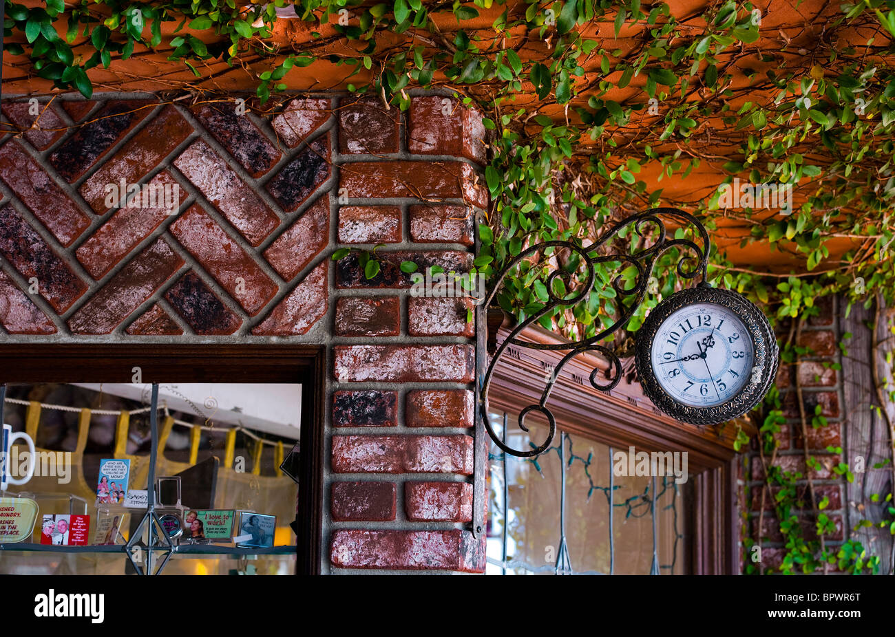 outdoor clock, Solvang, California Stock Photo - Alamy