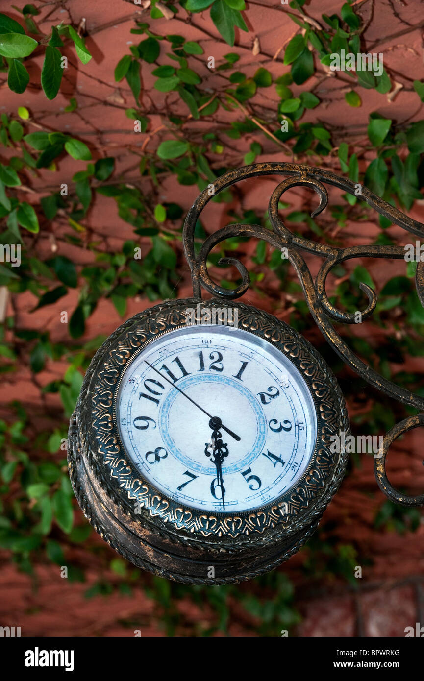 outdoor clock, Solvang, California Stock Photo - Alamy