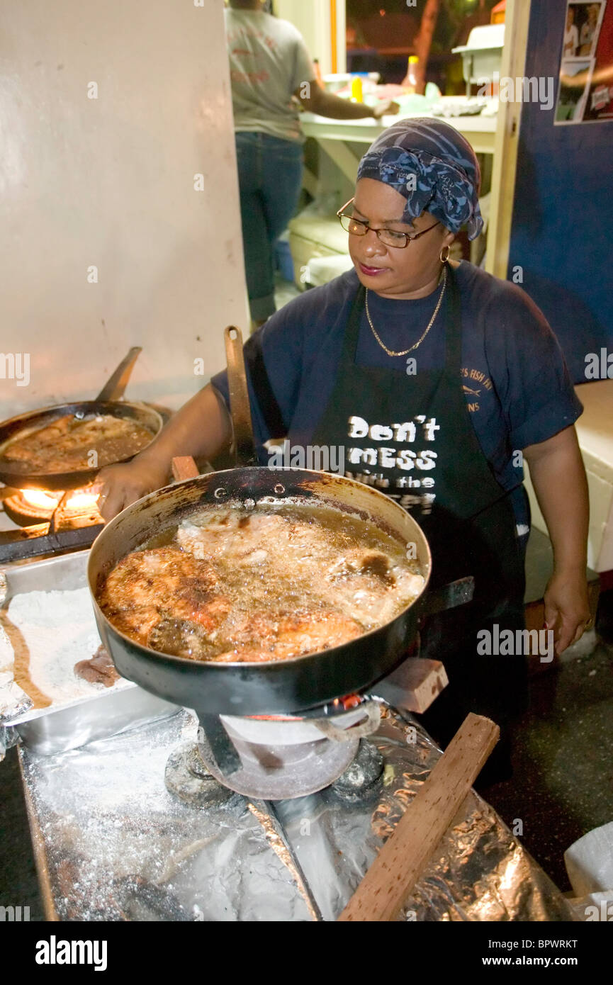 Oistins fish fry barbados hi-res stock photography and images - Alamy