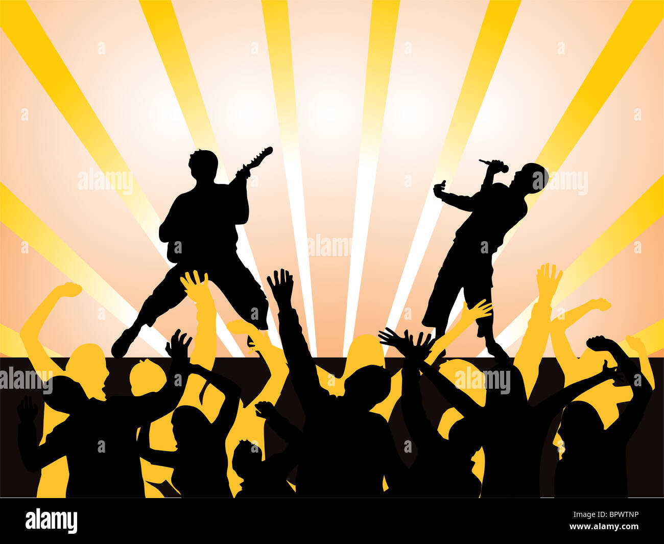 Music concert audiance hi-res stock photography and images - Alamy