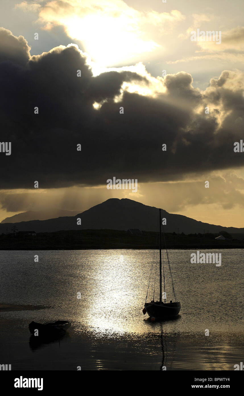 Connemara Landscape at Sunrise Roundstone, County Galway Ireland Stock ...