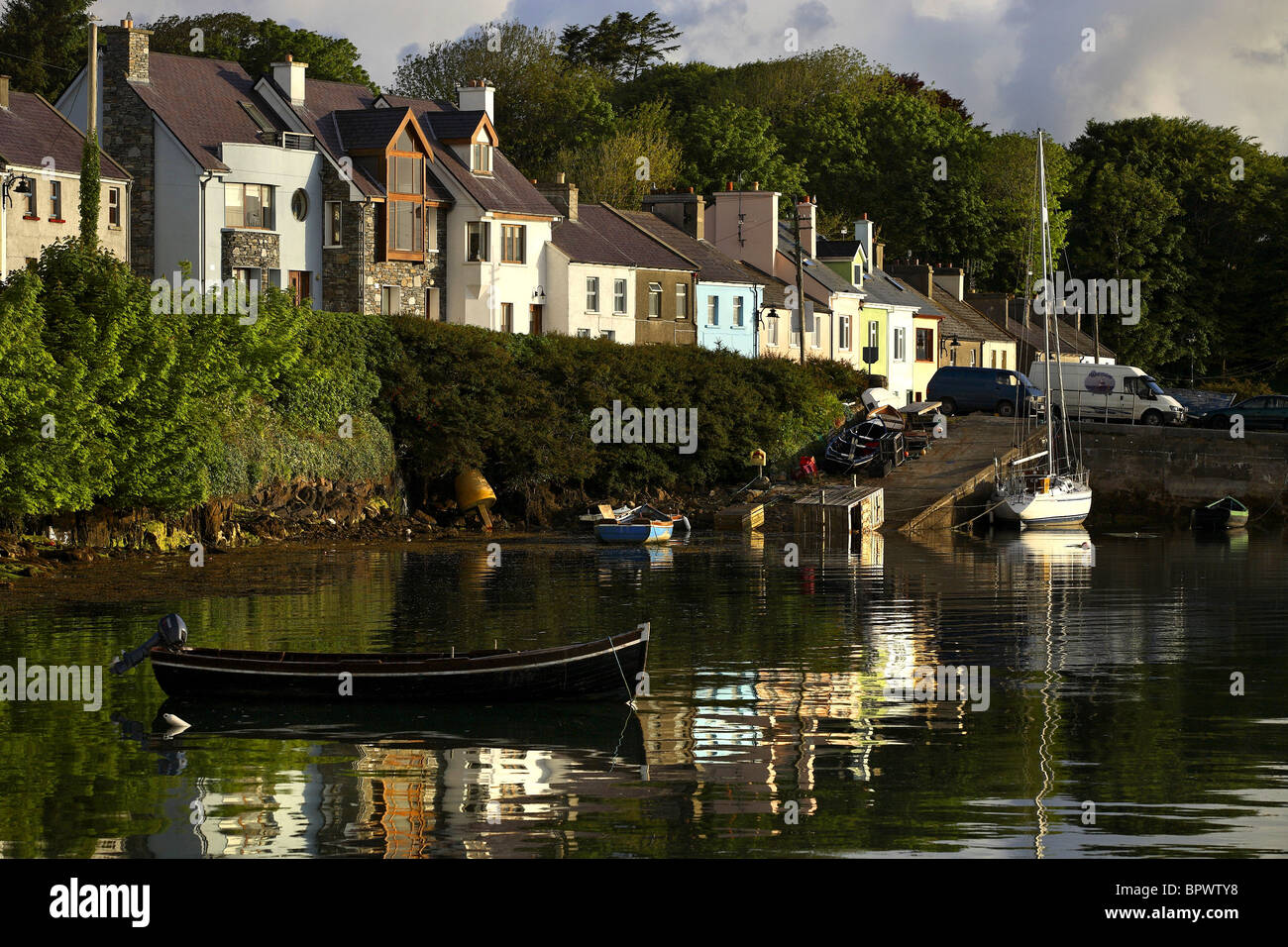 Roundstone Village, County Galway Ireland Stock Photo - Alamy