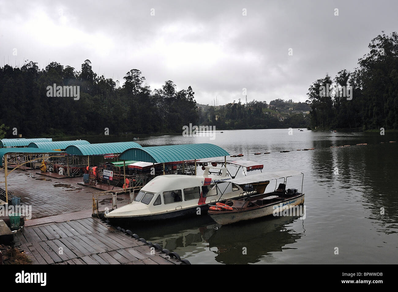 Lake view of Ooty, a hill station in the state of Tamilnadu, India ...