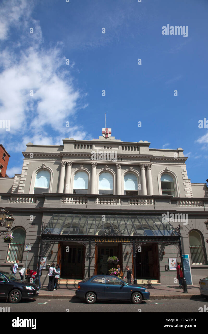 Ireland, North, Belfast, Bedford Street, Exterior of the Ulster Hall ...