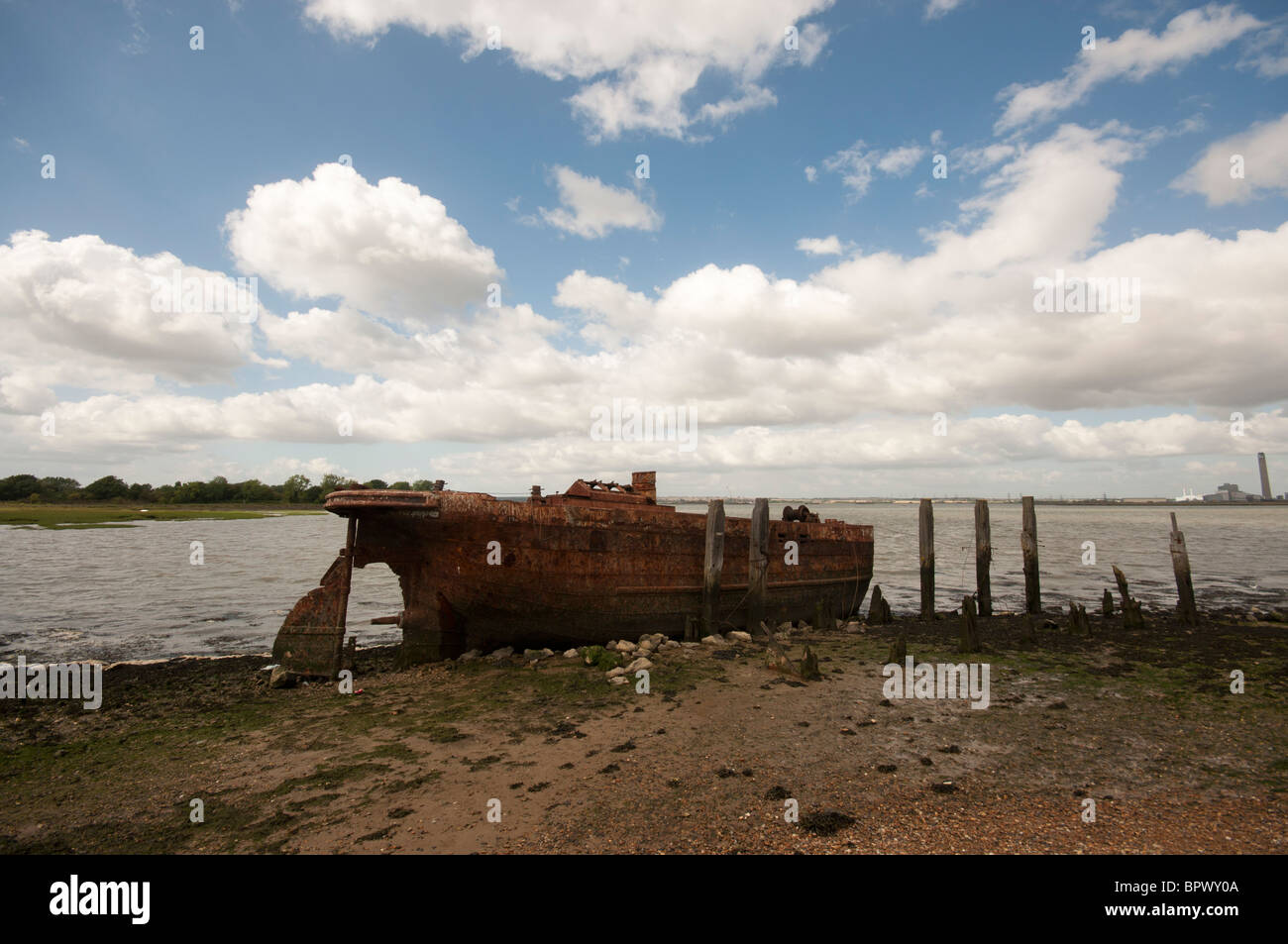 river medway Kent england UK Stock Photo - Alamy