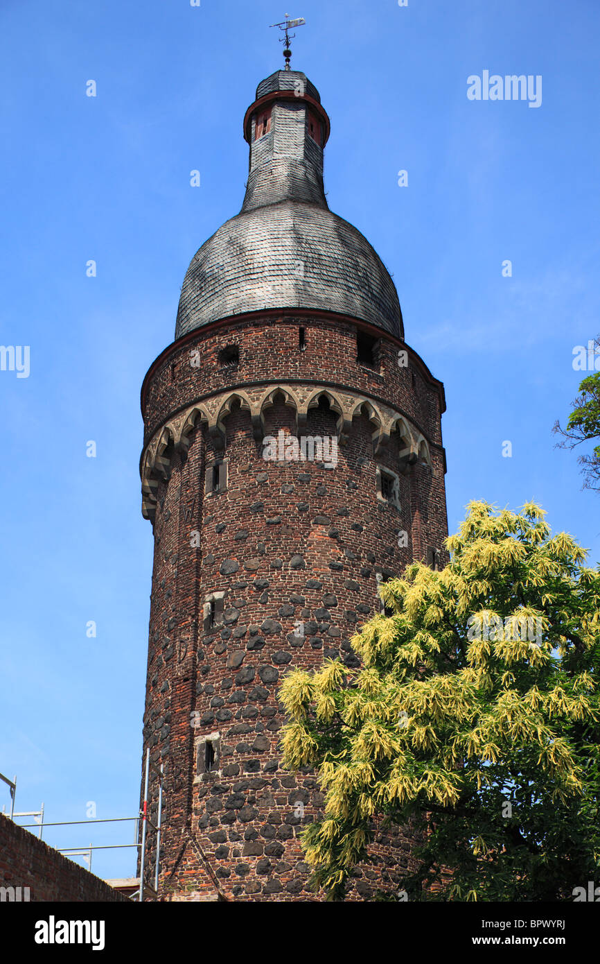 Mittelalter, Feste Zons, Juddeturm in Dormagen-Zons, Niederrhein ...