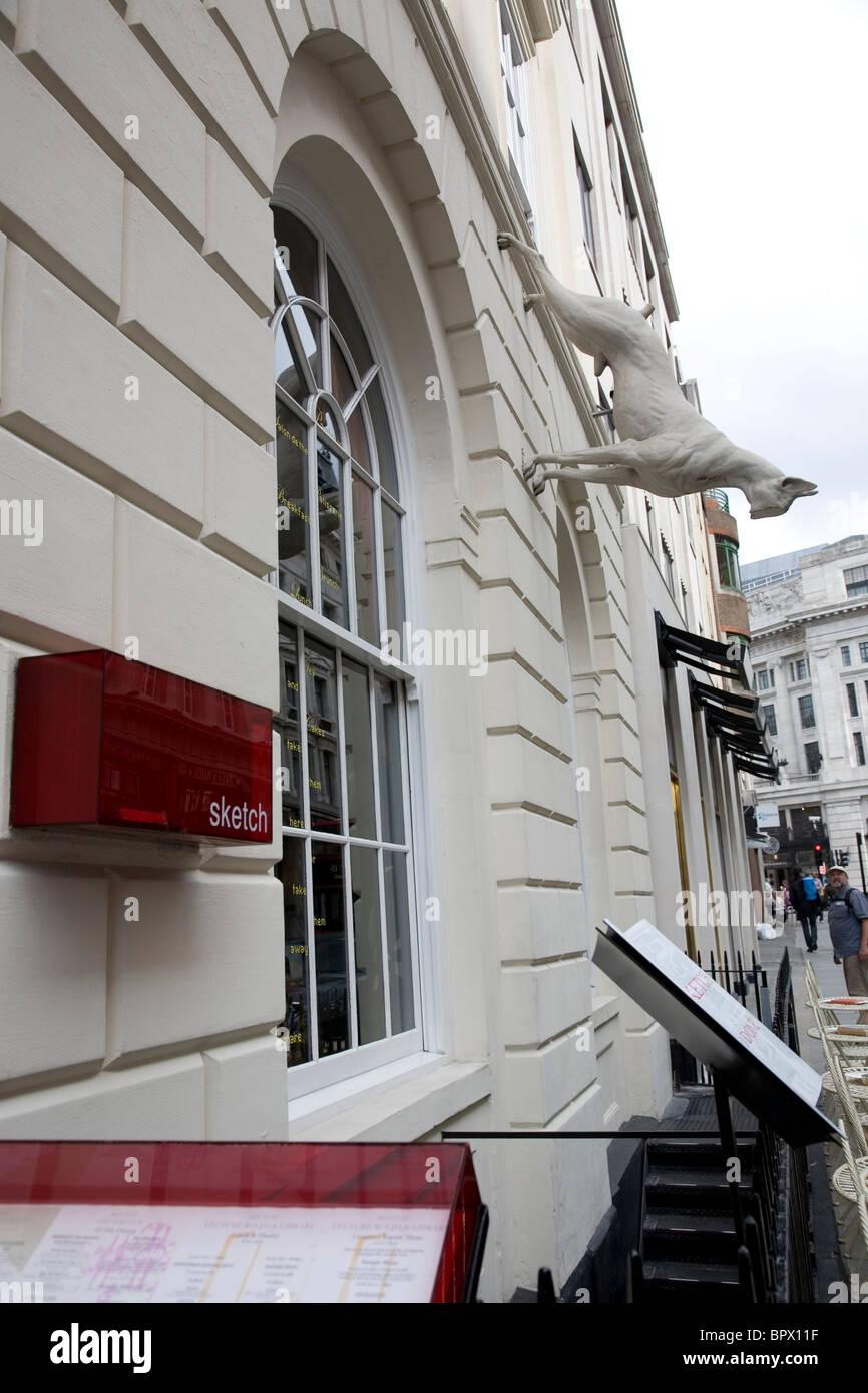 Sketch restaurant - name plate Stock Photo - Alamy