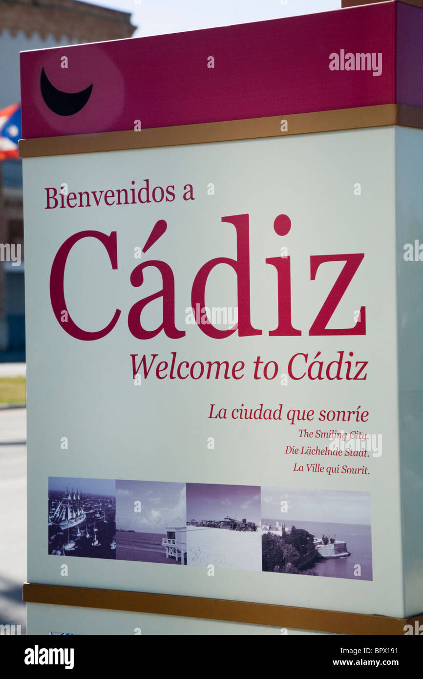 Bienvenidos a espana sign hi-res stock photography and images - Alamy