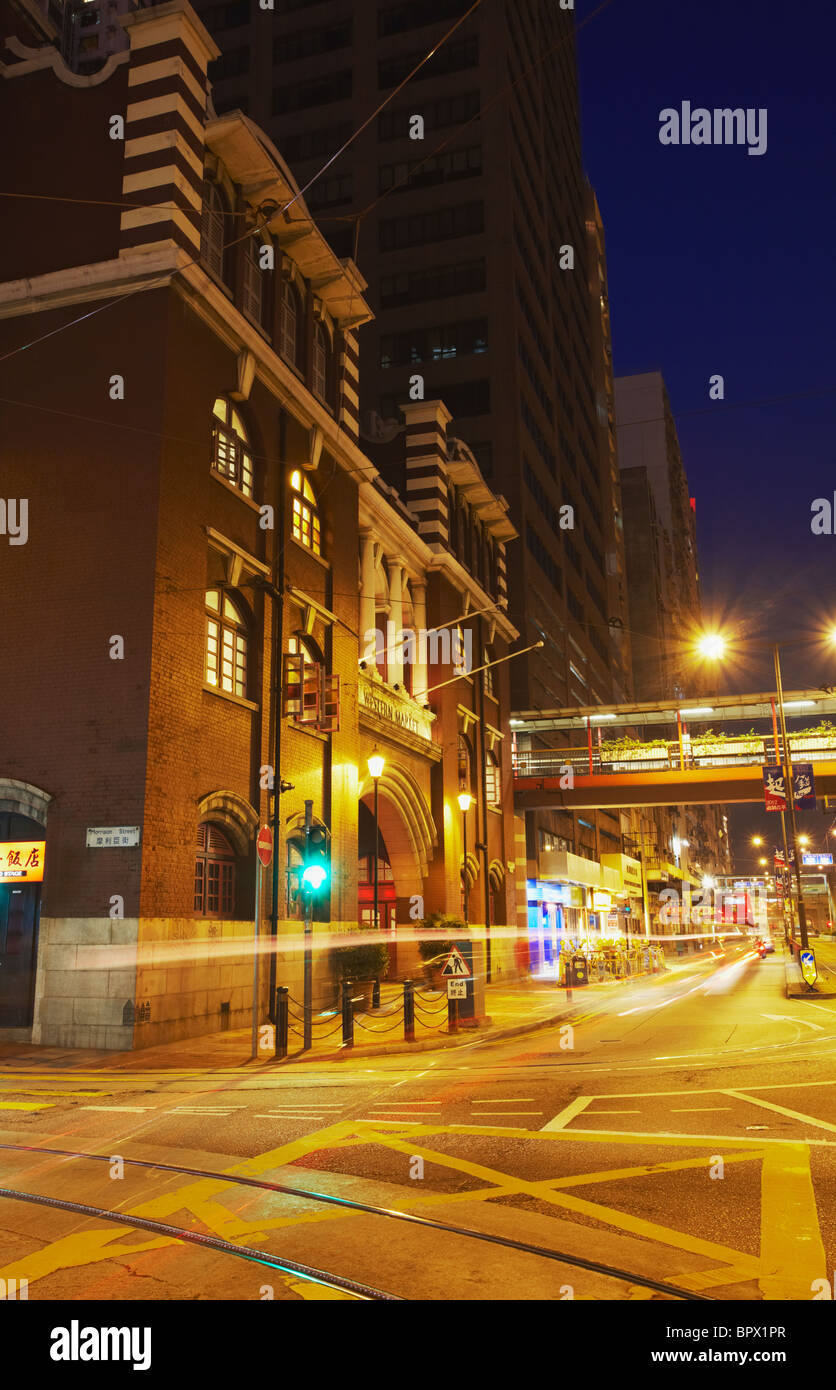 Exterior of Western Market, Sheung Wan, Hong Kong, China Stock Photo ...