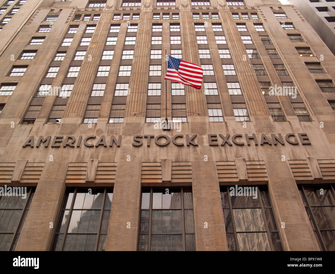 American Stock Exchange building in New York City Stock Photo - Alamy