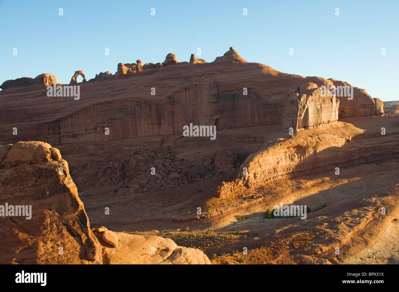 Delicate arch Arches National Park Moab Utah USA Stock Photo - Alamy