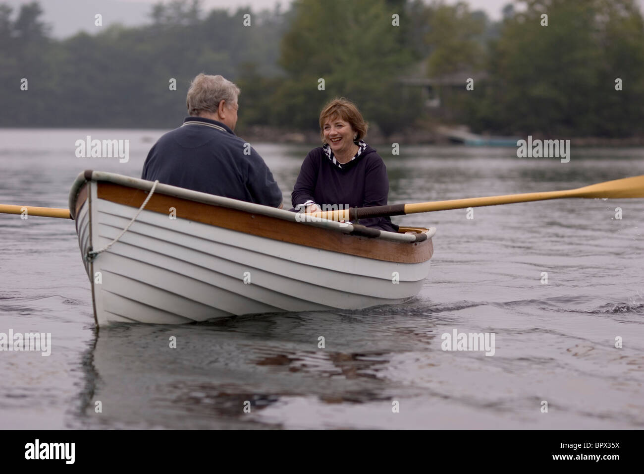 Maine rowboat row boat hi-res stock photography and images - Alamy