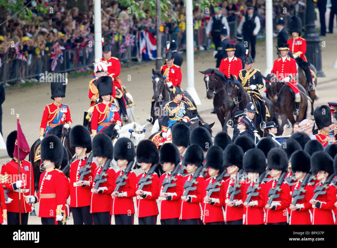 Royal Procession - Master of the Horse and Crown Equerries. "Trooping ...