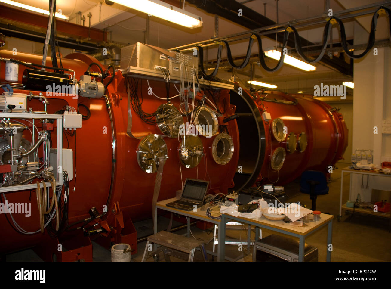 A glance at the Mars Simulation chamber at the European Mars Simulation ...