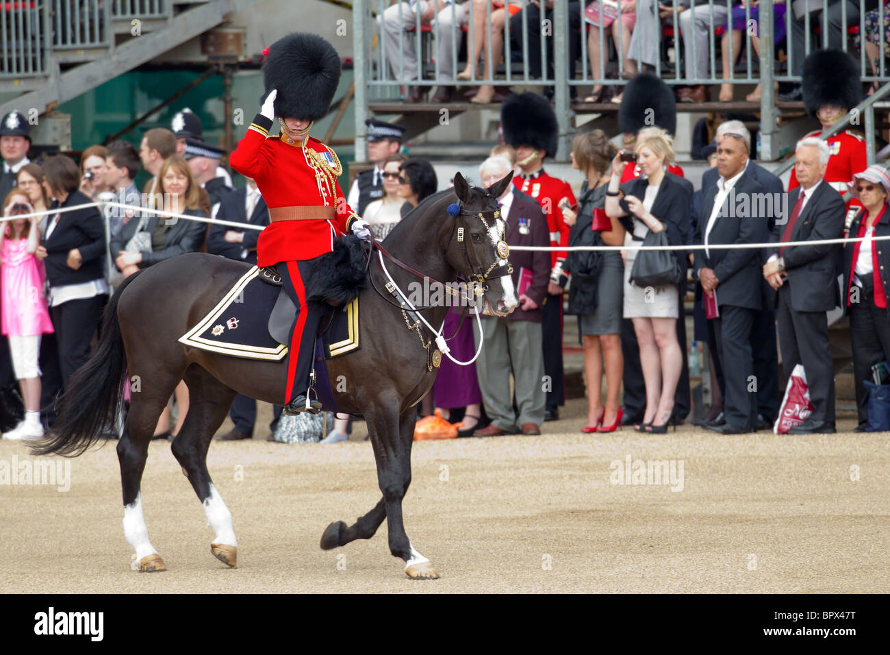 Leading the Royal Procession - Brigade Major Lt Col J D Bagshaw ...